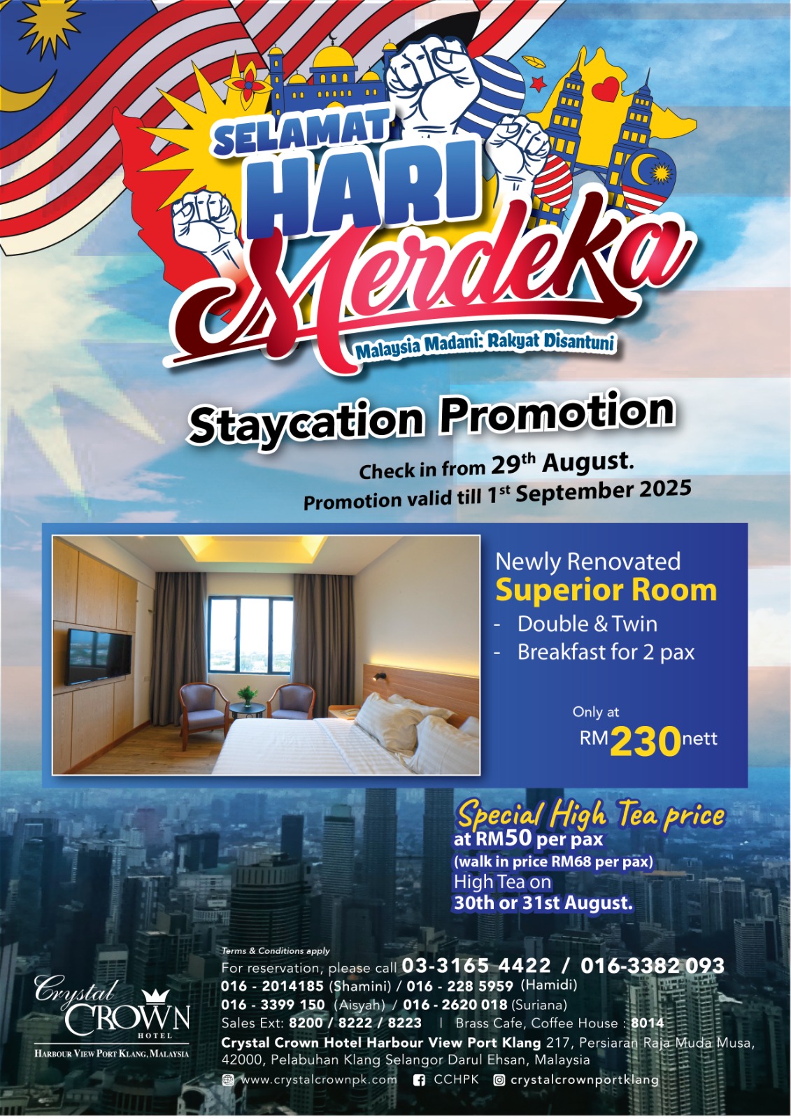 Promotions | Crystal Crown Hotel Port Klang | Harbour View